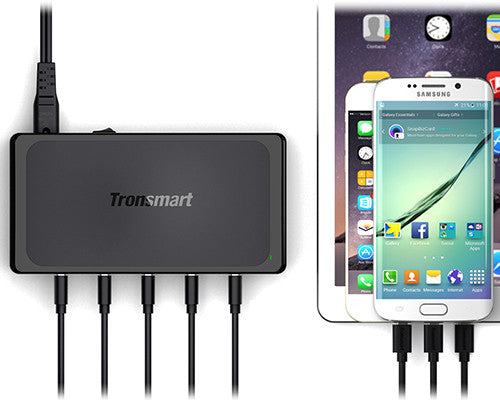 5-Port Qualcomm QuickCharge 2.0 Desktop Charger | OmegaCell ...