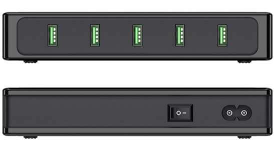 5-Port Qualcomm QuickCharge 2.0 Desktop Charger | OmegaCell ...